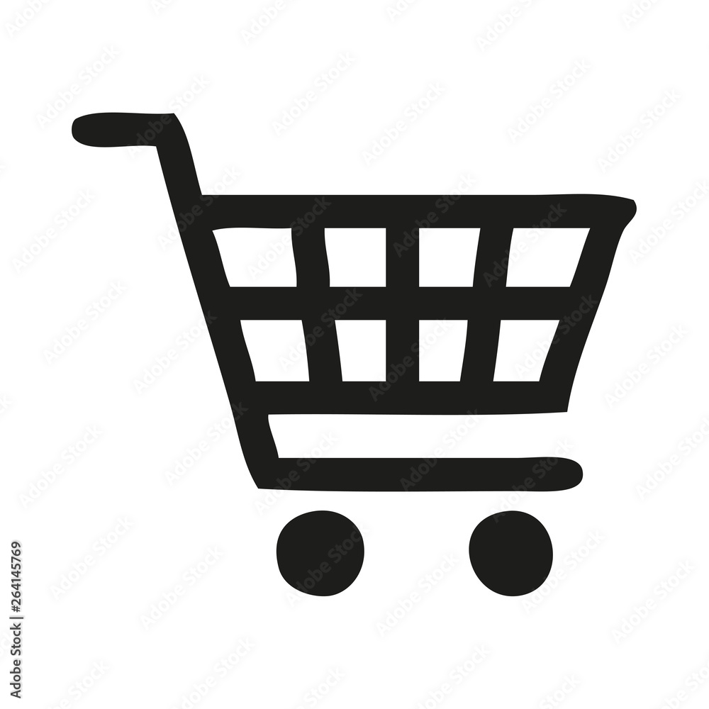 Web E commerce Cart for websites and softwares illustration vector ...