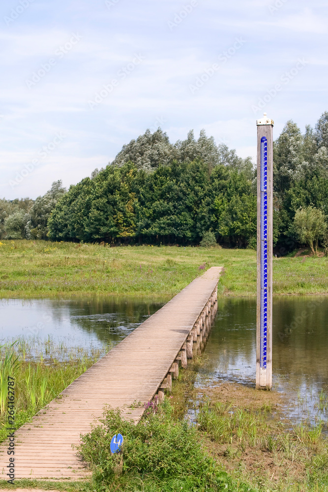 Water level gauge Stock Photo | Adobe Stock
