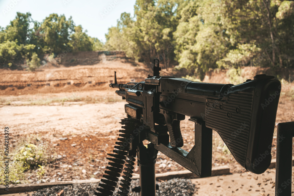 hand machine gun M60 Machinegun - Vietnam Stock Photo | Adobe Stock