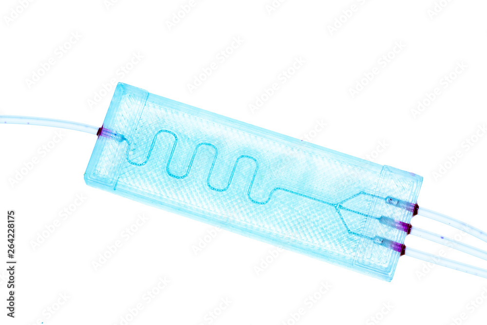 Organ-on-a-chip (OOC) - microfluidic device chip that simulates ...