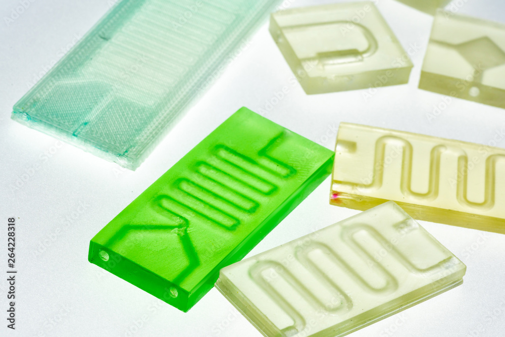 Organ-on-a-chip (OOC) - microfluidic device chip that simulates ... Organ-on-a-chip (OOC) - microfluidic device chip that simulates ...