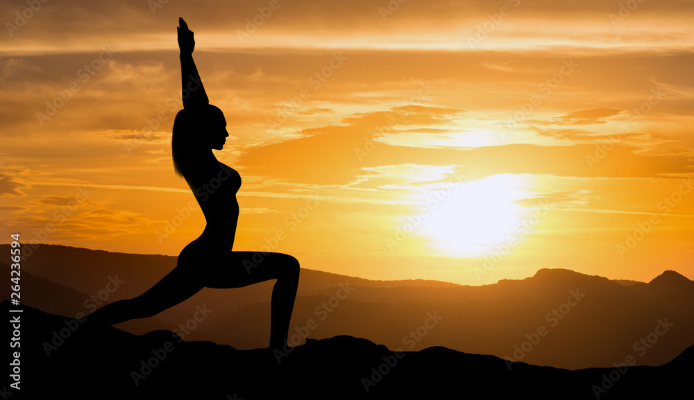 Surya Namaskar concept Stock Photo | Adobe Stock