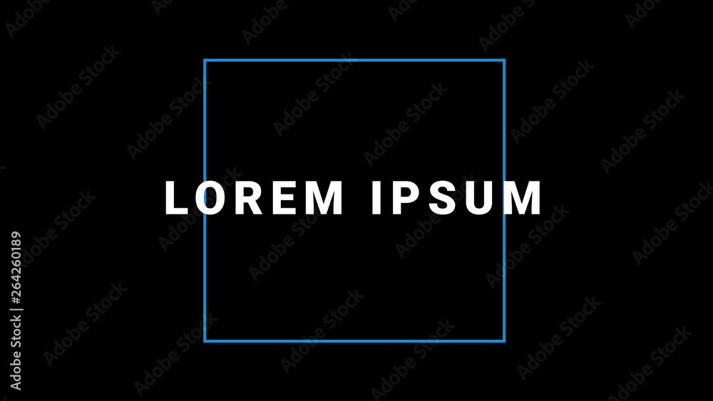 Emerging Square Outline Title Stock Template | Adobe Stock