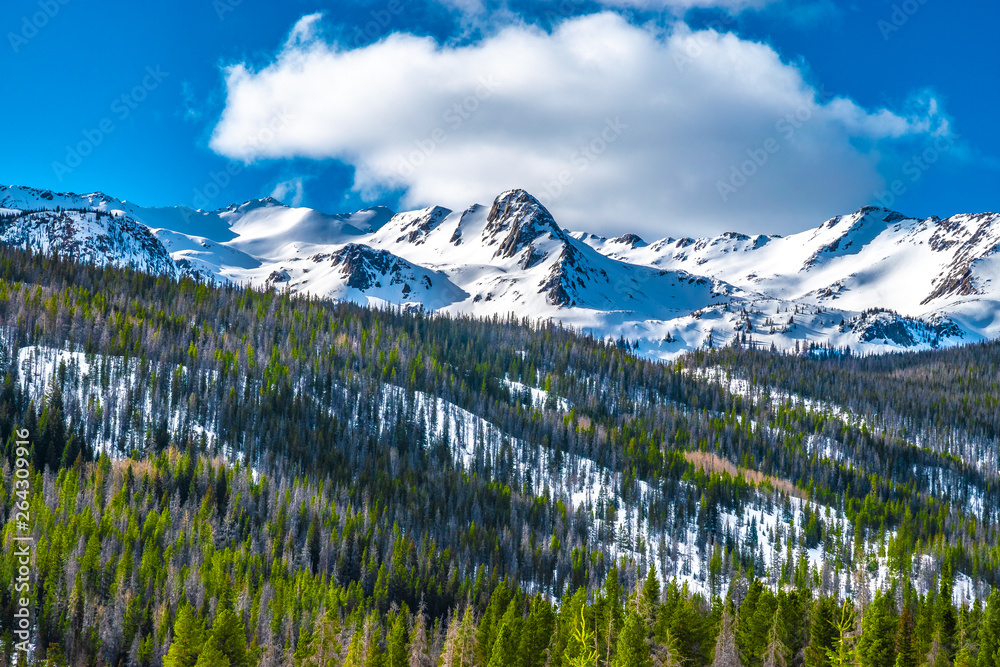 Beautiful Spring Hike to Monarch Lake in Indian Peaks Wilderness in Colorado Stock Photo | Adobe ...