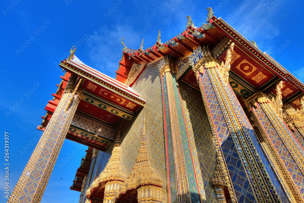 Beautiful Buddhist temple, Was Ratchabophit, one of the most beautiful ...