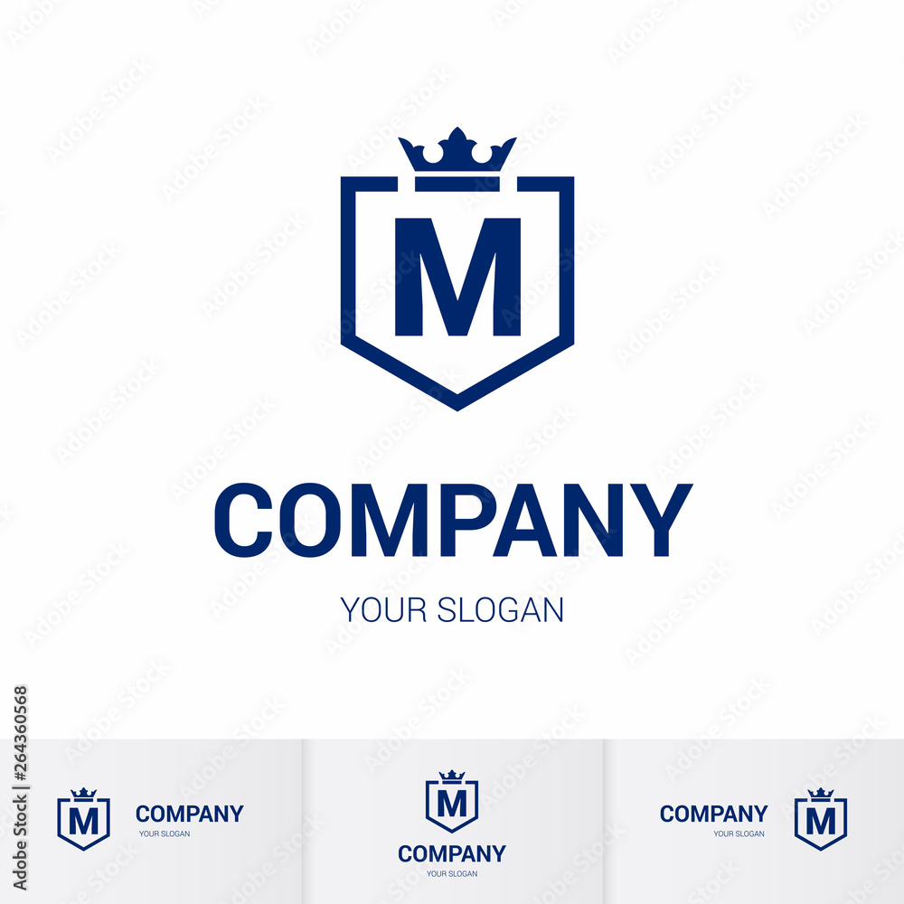 Shield Shaped Logos M