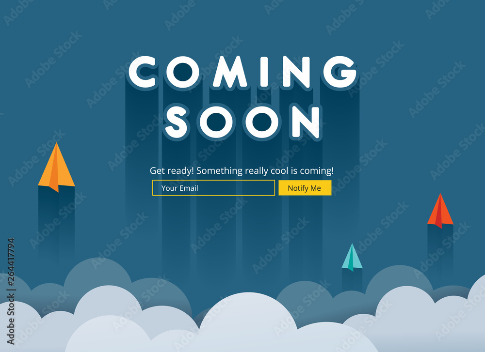 Coming soon website template. Coming soon landing page design. Coming ... Coming soon website template. Coming soon landing page design. Coming ...