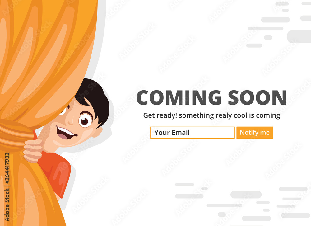 Coming soon website template. Coming soon landing page design. Coming ...