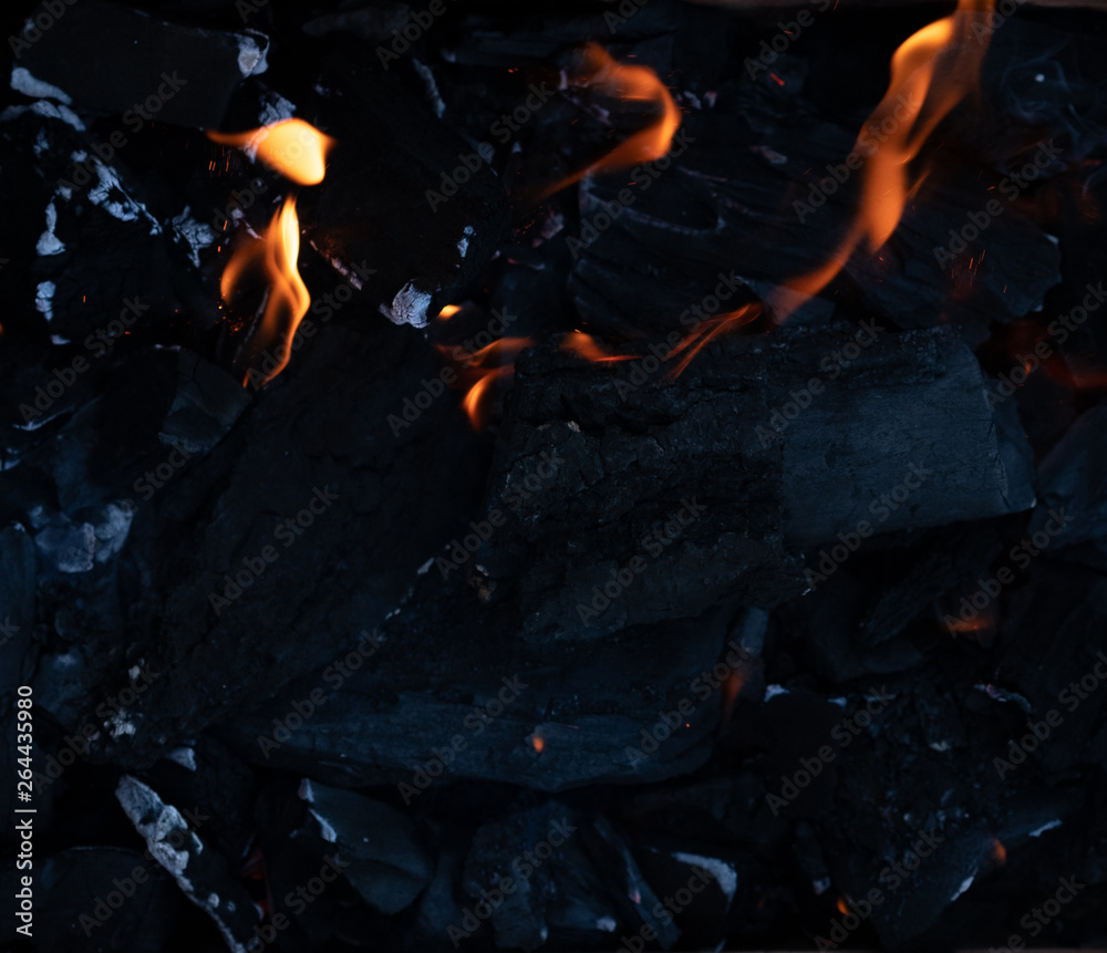 Burning coals background texture Stock Photo | Adobe Stock