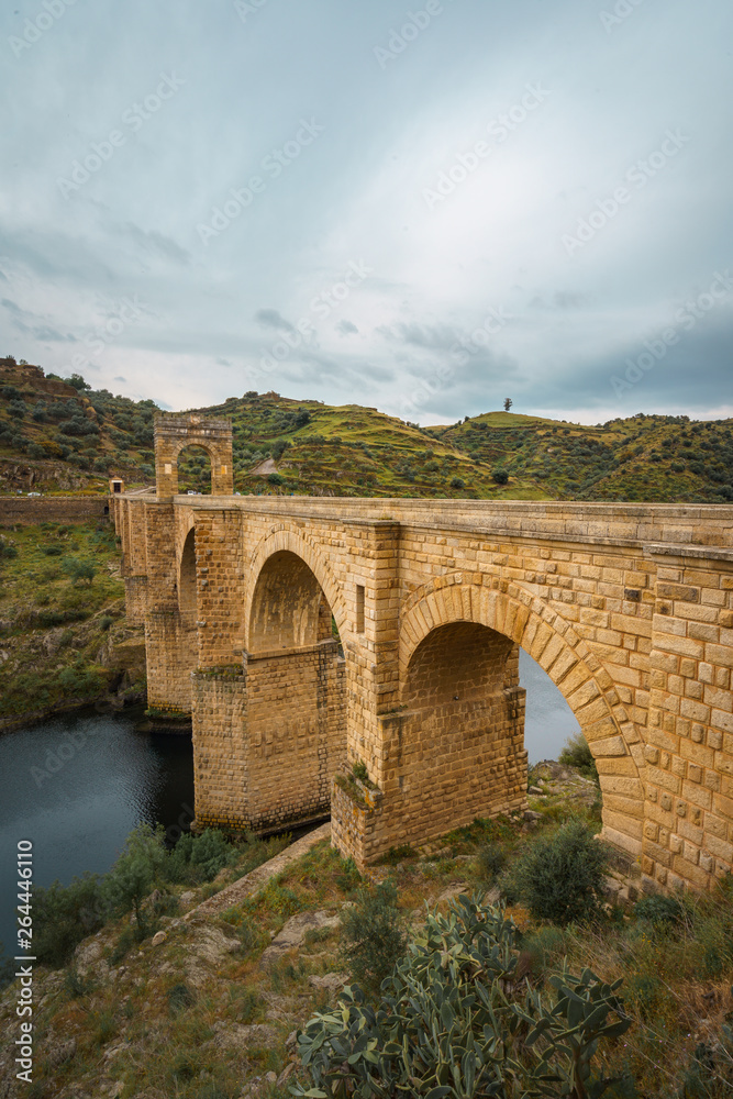 The Alcantara Bridge also known as Trajan Bridge at Alcantara is a ...