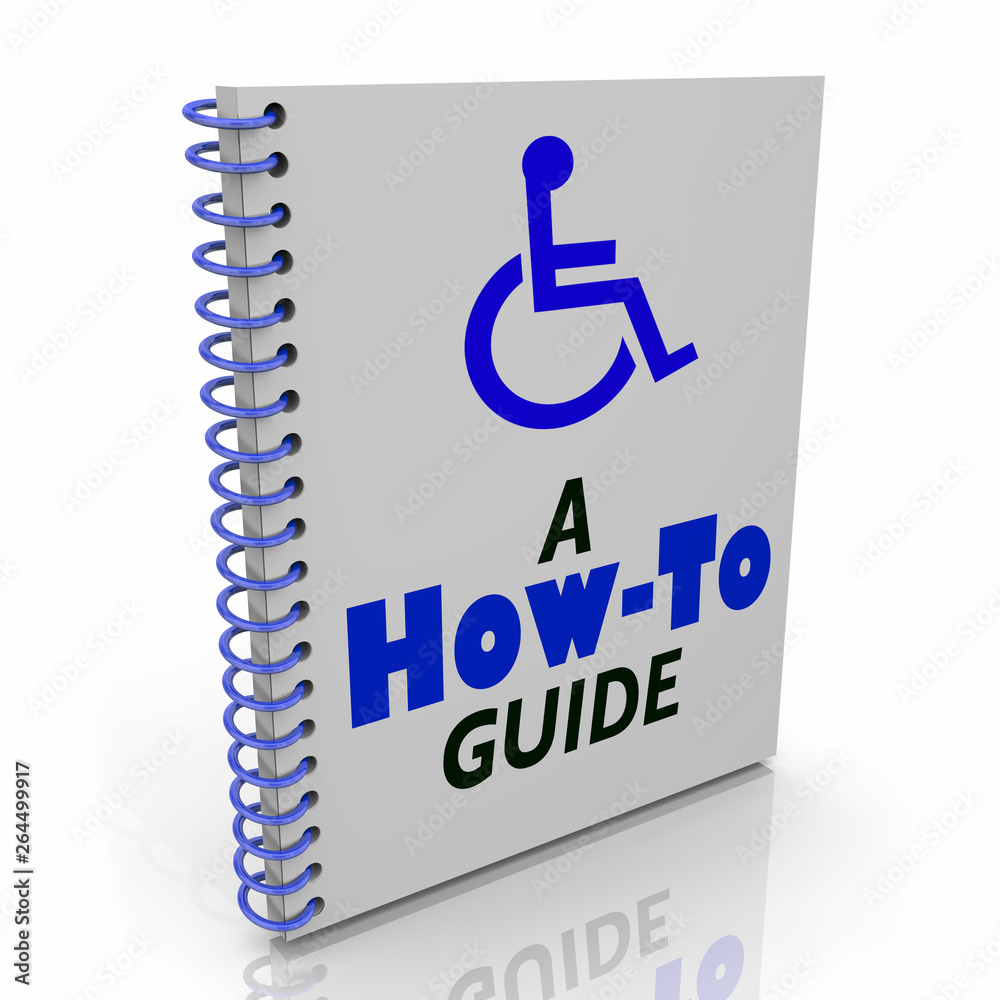 Wheelchair Disabled Person Symbol Disability How to Guide User ...