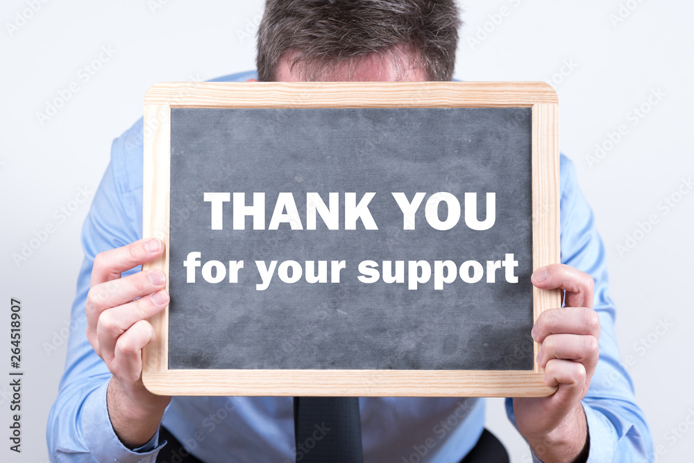 Thank you for your support Stock Photo | Adobe Stock