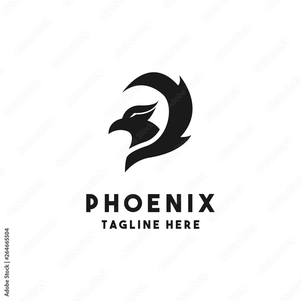 Phoenix Logo Design Inspiration, Vector Illustration Stock Vector ...