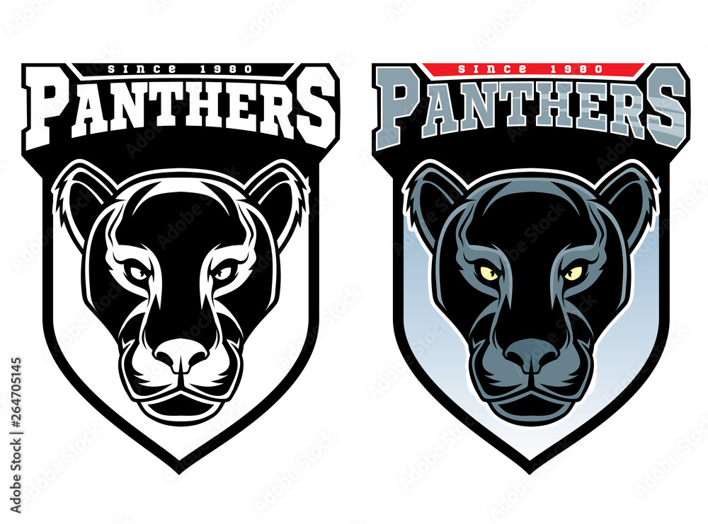 Mascot Panthers. Stock Vector | Adobe Stock