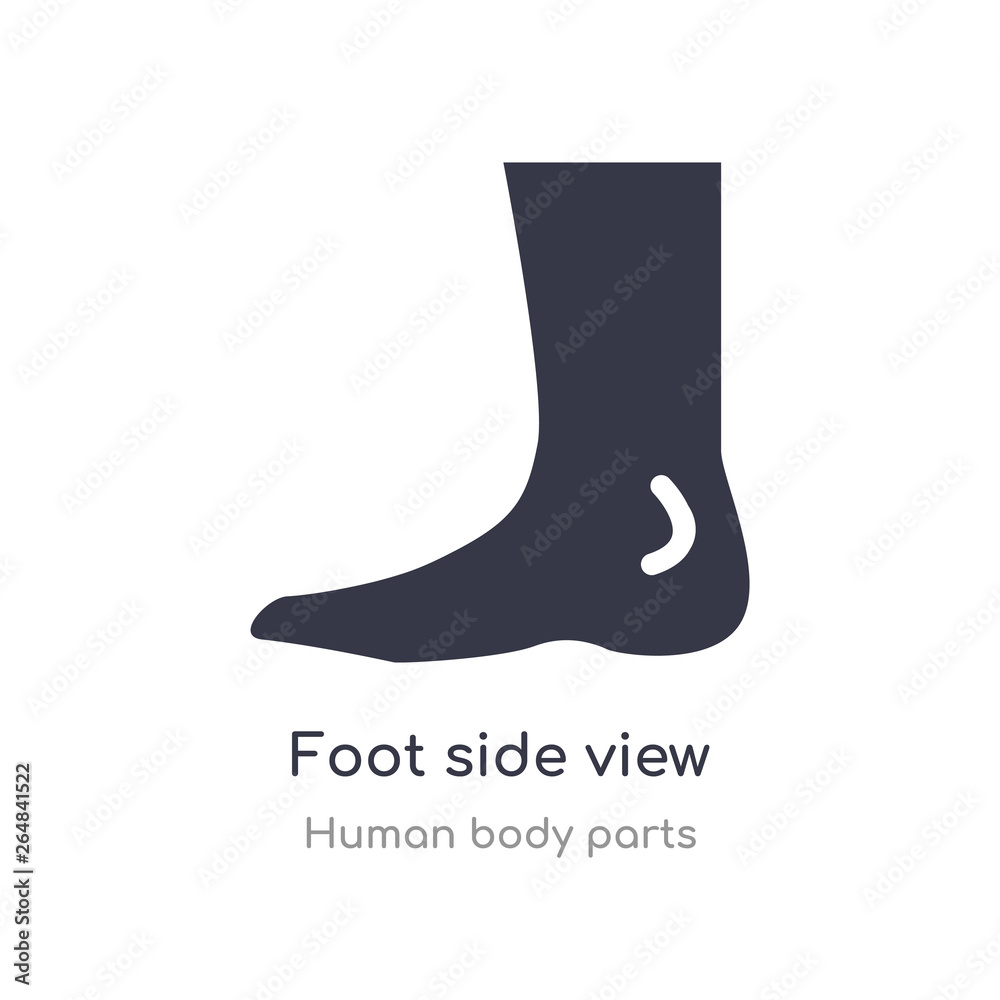 Side Foot Outline