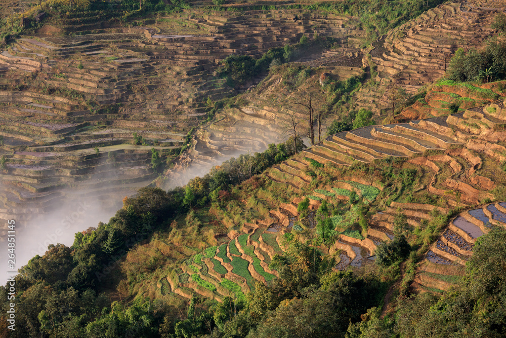 Samaba Rice Terrace Fields in Honghe County - Baohua township, Yunnan ...