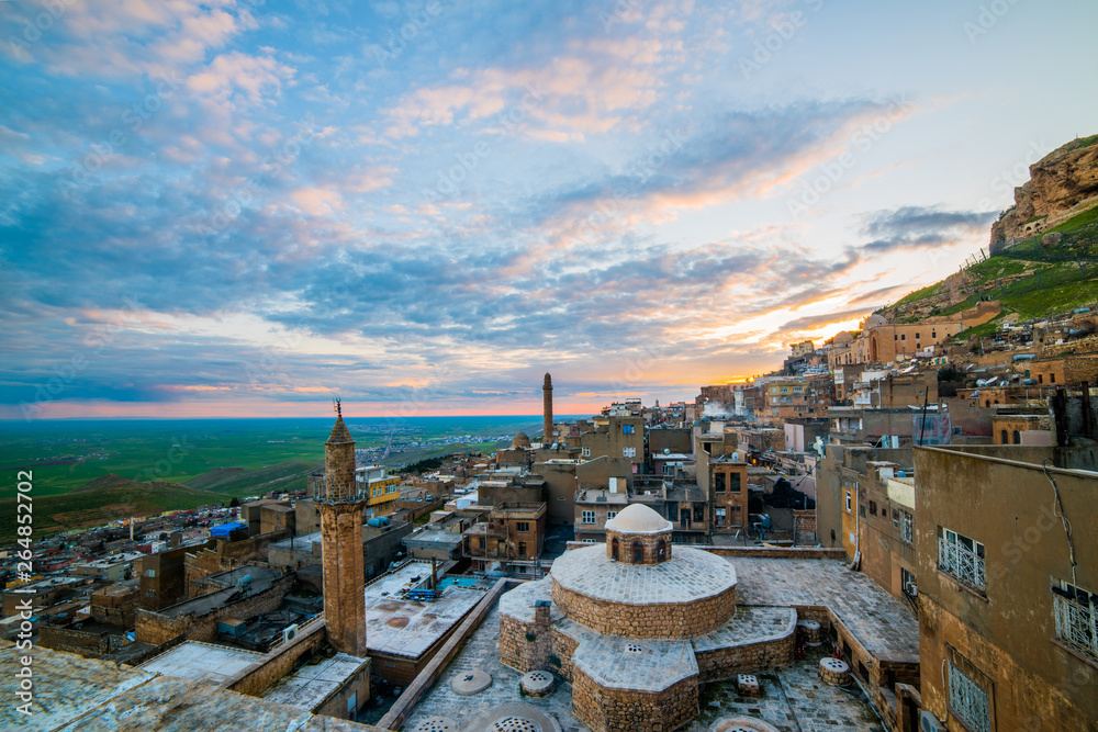 Mardin City in Turkey. Mardin old town. Mardin is a historical city in ...