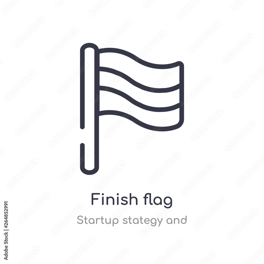 Finish Line Flag Icon