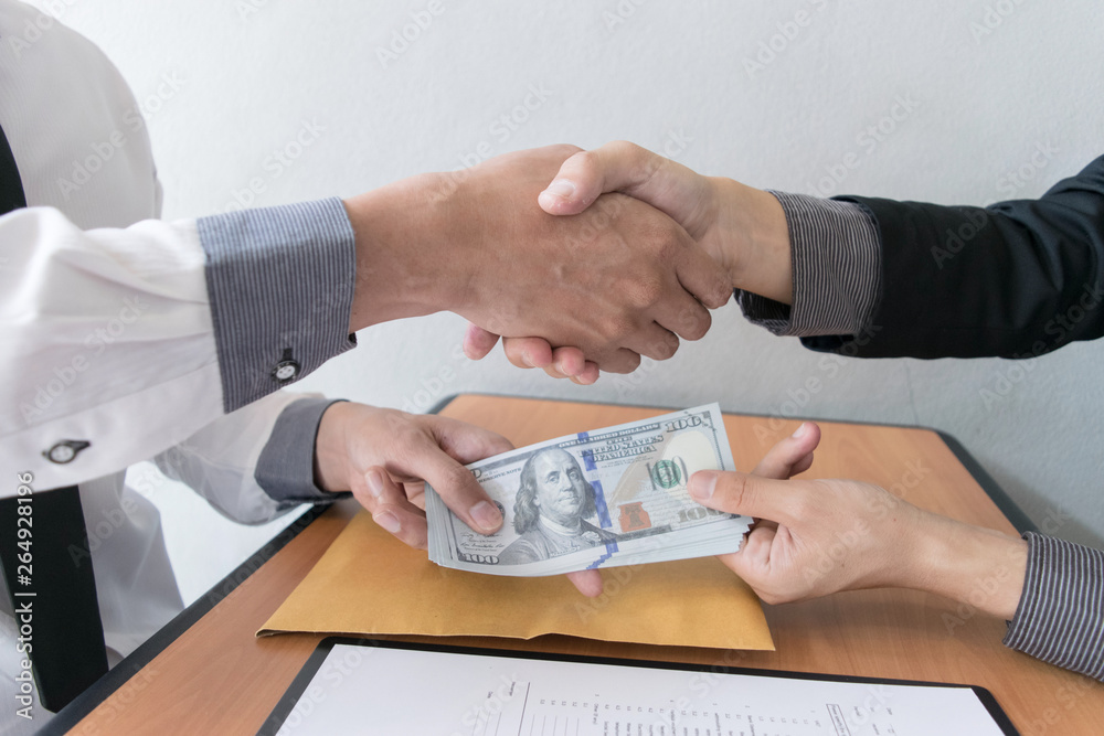 Company employees have been corrupt by bringing money to the company's ...