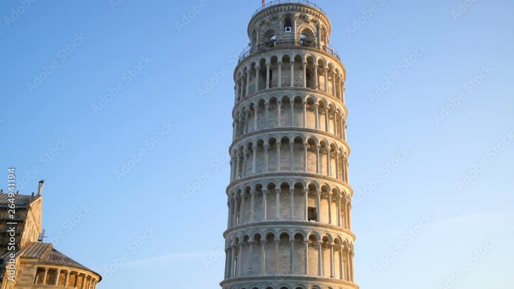 Leaning Tower of Pisa in Pisa, Italy. Leaning Tower of Pisa known ...