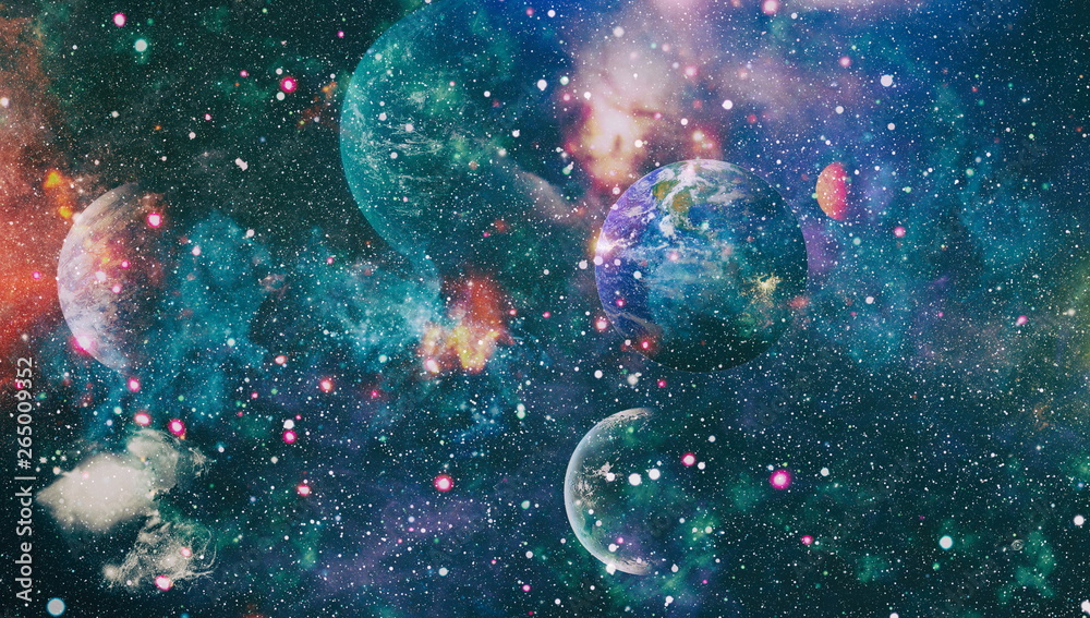 Planet Earth from space orbital view, our planet from the orbit. This ...