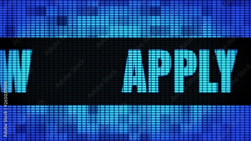 Apply now Front Text Scrolling on Light Blue Digital LED Display Board ...