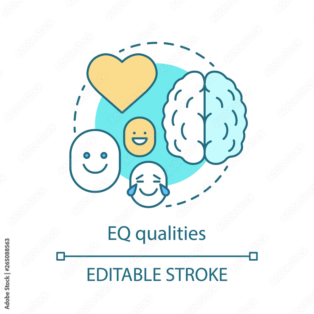 EQ qualities concept icon Stock Vector | Adobe Stock