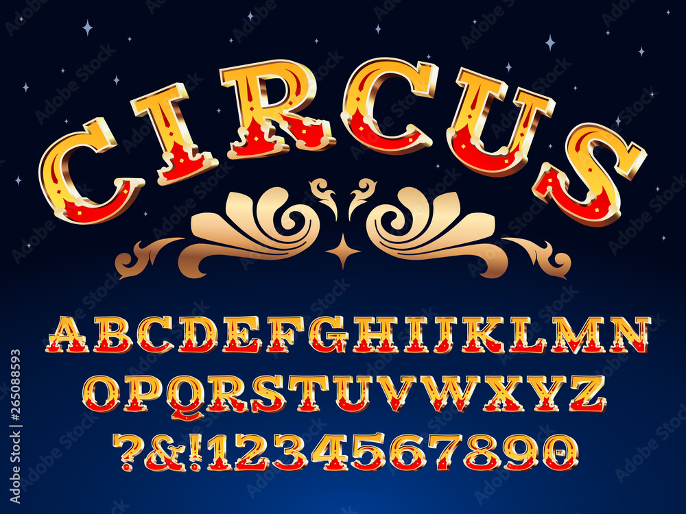 Colored Circus Font