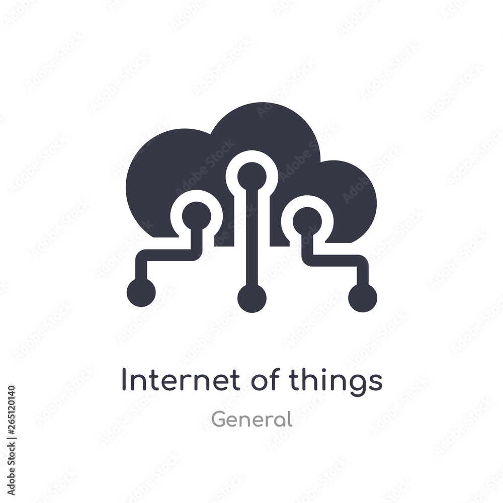 internet of things icon. isolated internet of things icon vector ...
