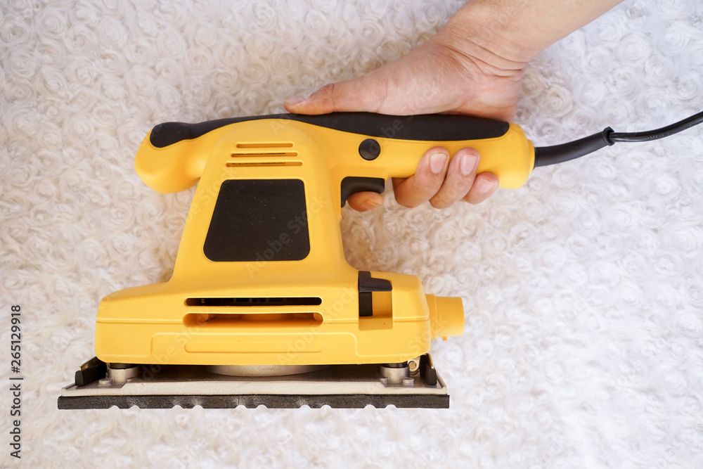 Electrical sanding machine or sander. woodworking tools for industry ...