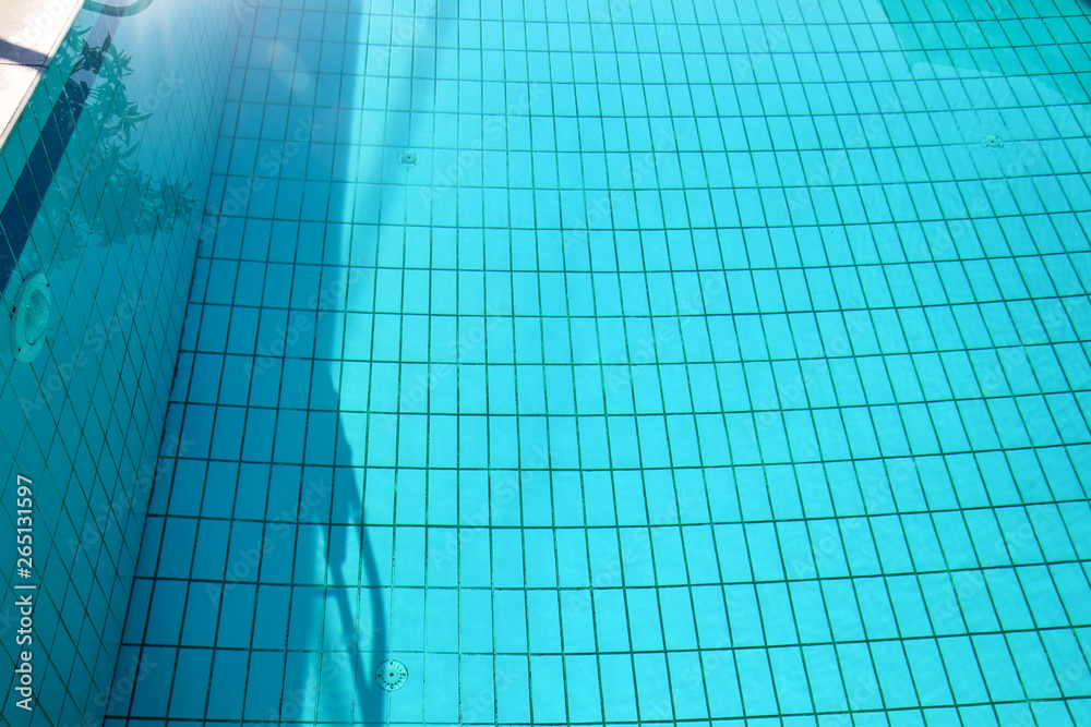 Swimming pool bottom caustics ripple and flow with waves background ...