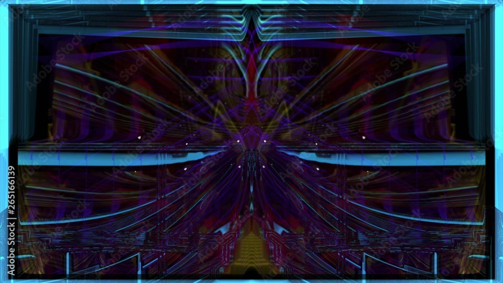 abstract seamless background blue purple spectrum looped animation ...