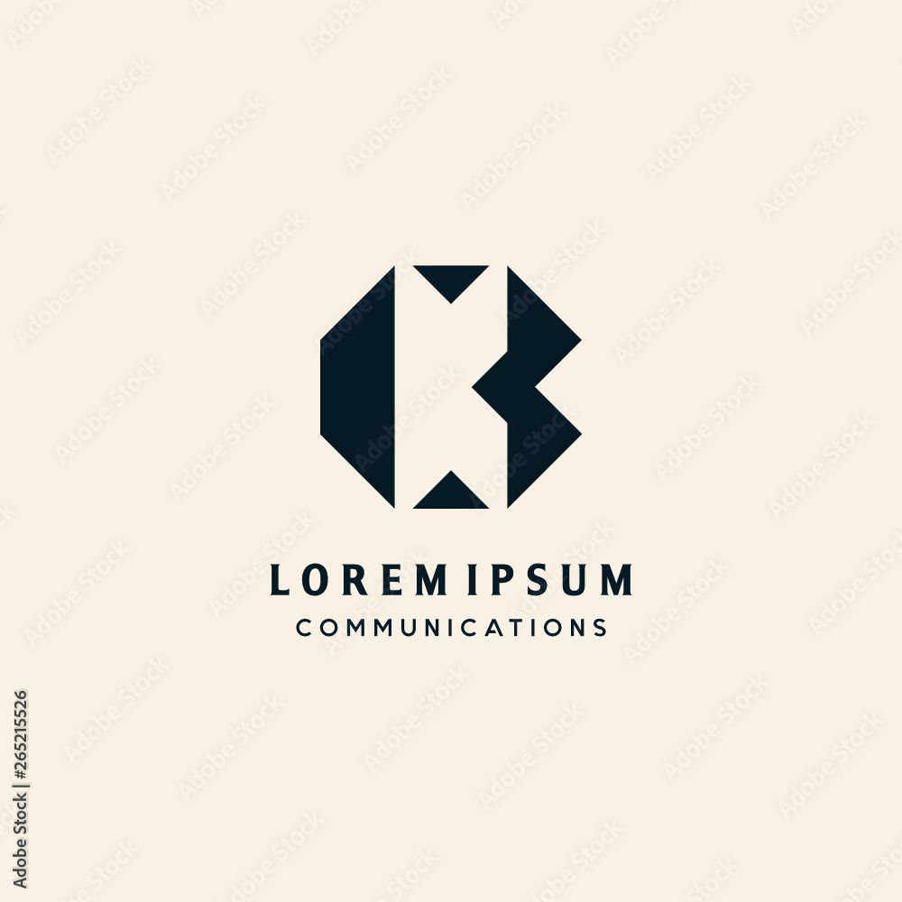 Initial letter C3 logo design inspiration custom logo design vector ...