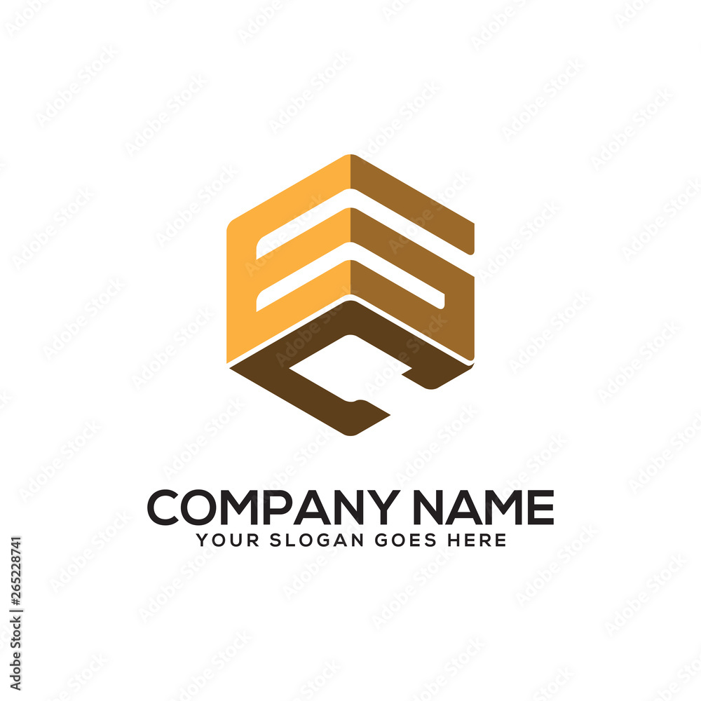 GC initial logo name, hexagon vector letter design Stock Vector | Adobe ...