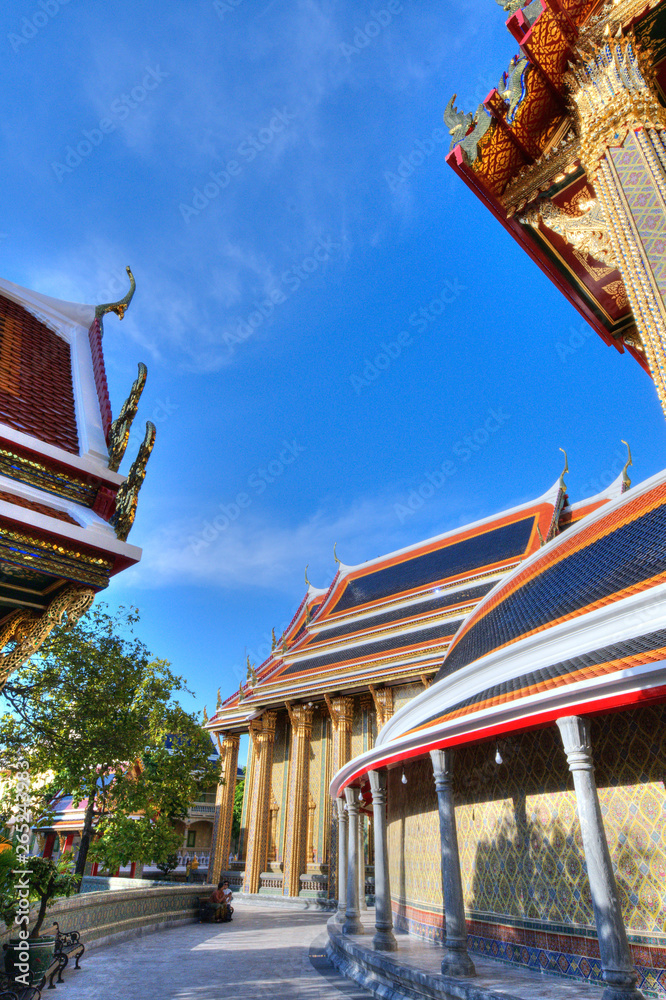Wat Ratchabophit Buddhist temple, one of the most beautiful temples in ...
