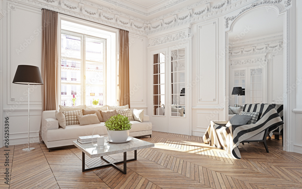 modern luxury living room. Stock Photo | Adobe Stock