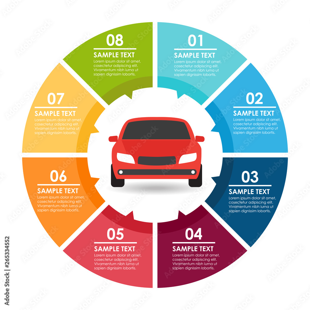 Car infographic Stock Vector | Adobe Stock