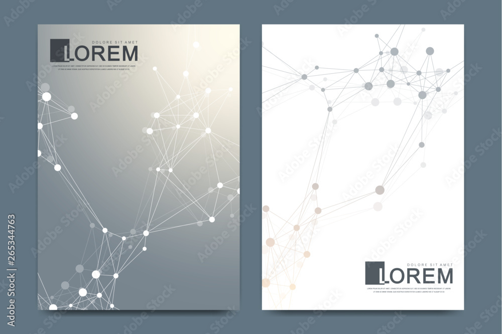 Modern vector template for brochure, leaflet, flyer, cover, banner ...