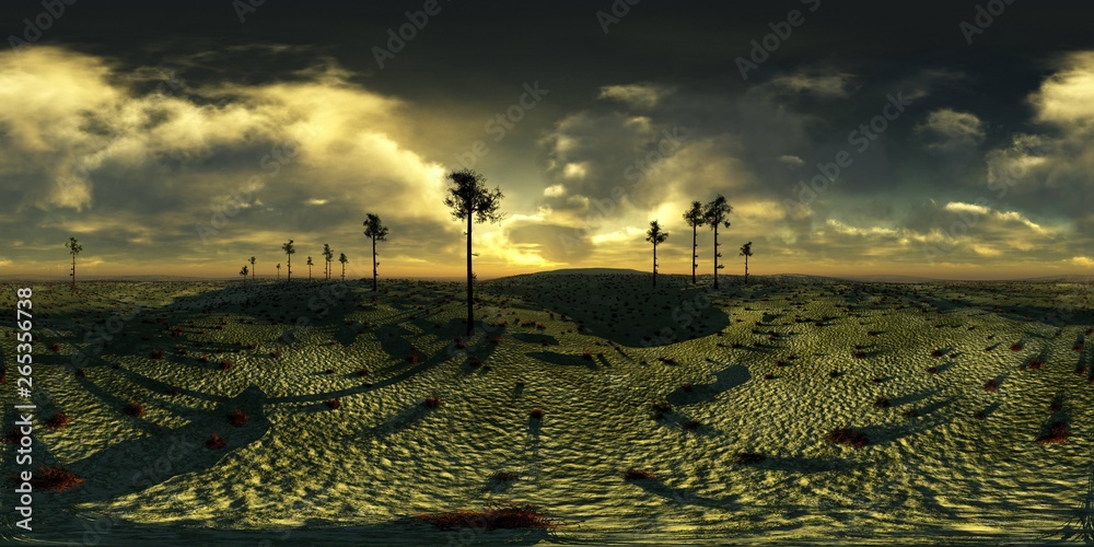 HDRI, environment map , Round panorama, spherical panorama, equidistant ...