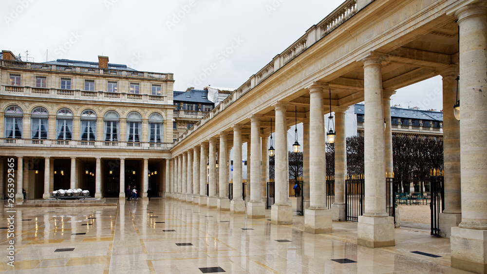 Paris, France - February 1, 2019: Originally called Palais-Cardinal ...