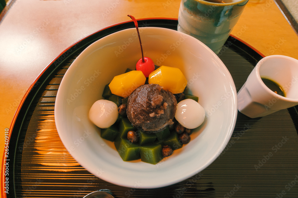 あんみつ Stock Photo | Adobe Stock