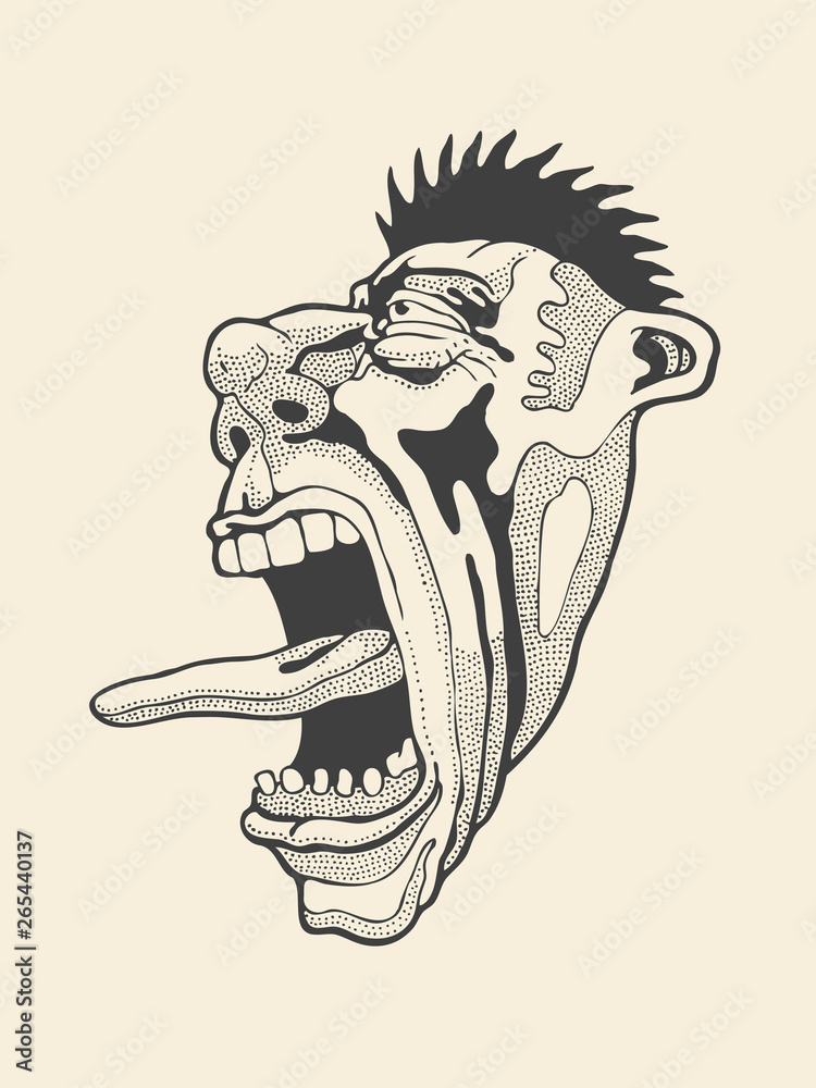 Punk Drawing Style