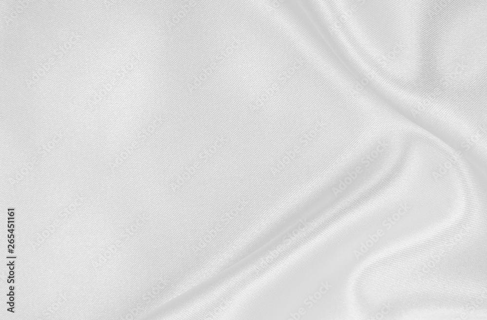 Smooth elegant white silk or satin luxury cloth texture as wedding ...
