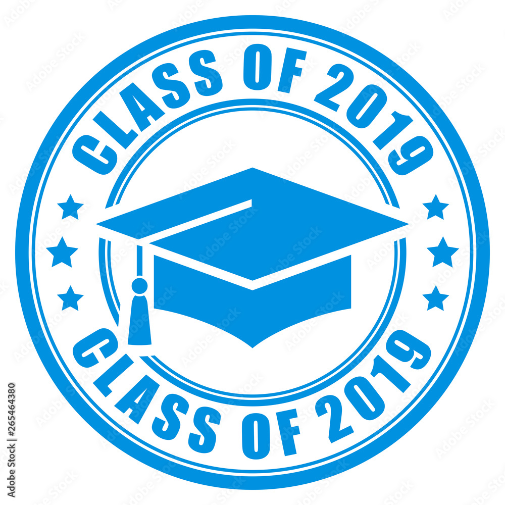 Class of 2019 vector label Stock Vector | Adobe Stock