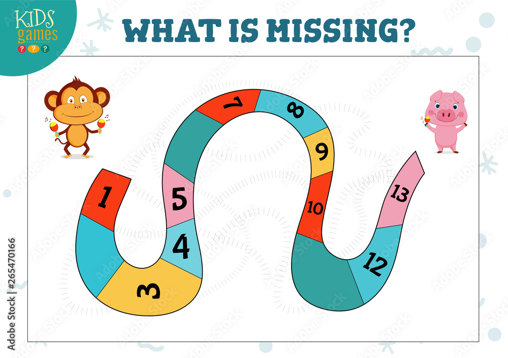 What number is missing preschool kids activity and educational game ...