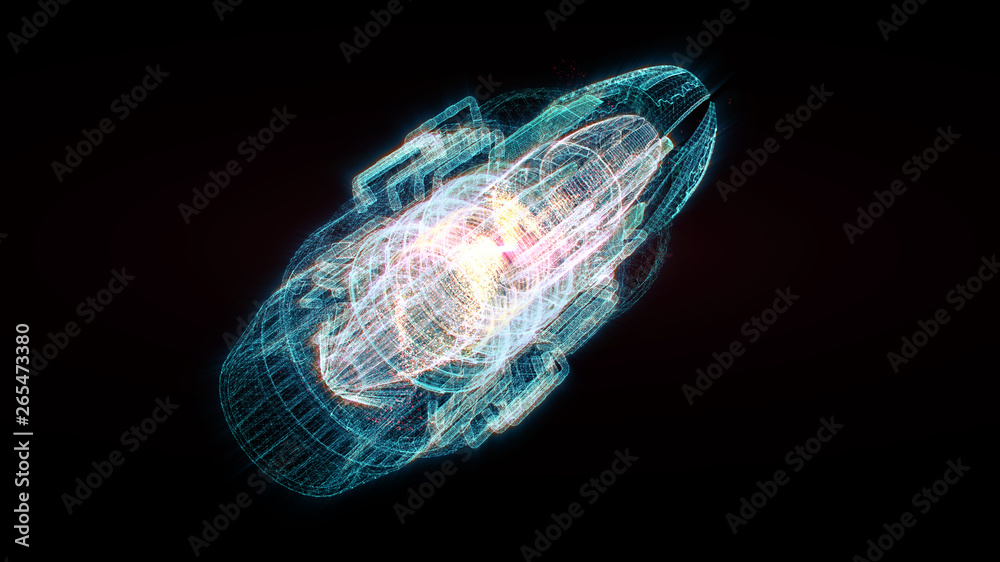 Advance motion graphic futuristic user interface head up display screen ...