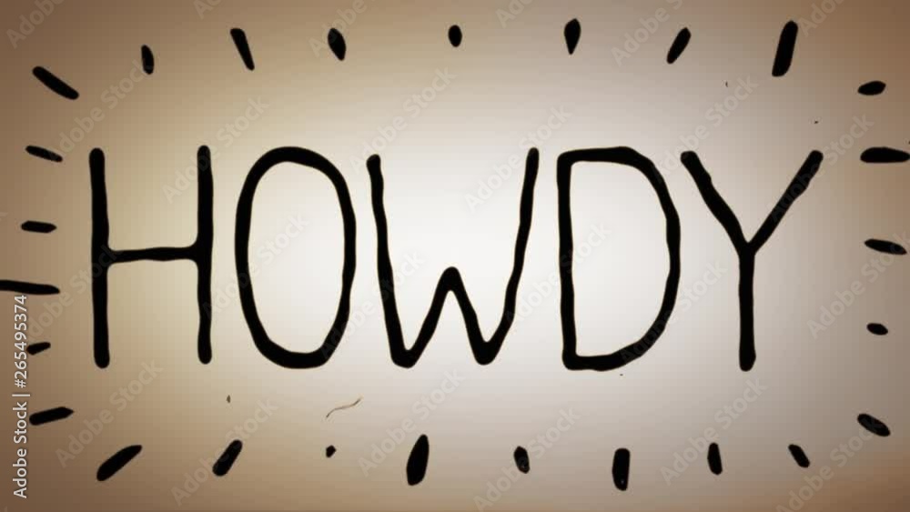 Vidéo Stock Hello Letters Scribble Animation Doodle/ Animation of ...