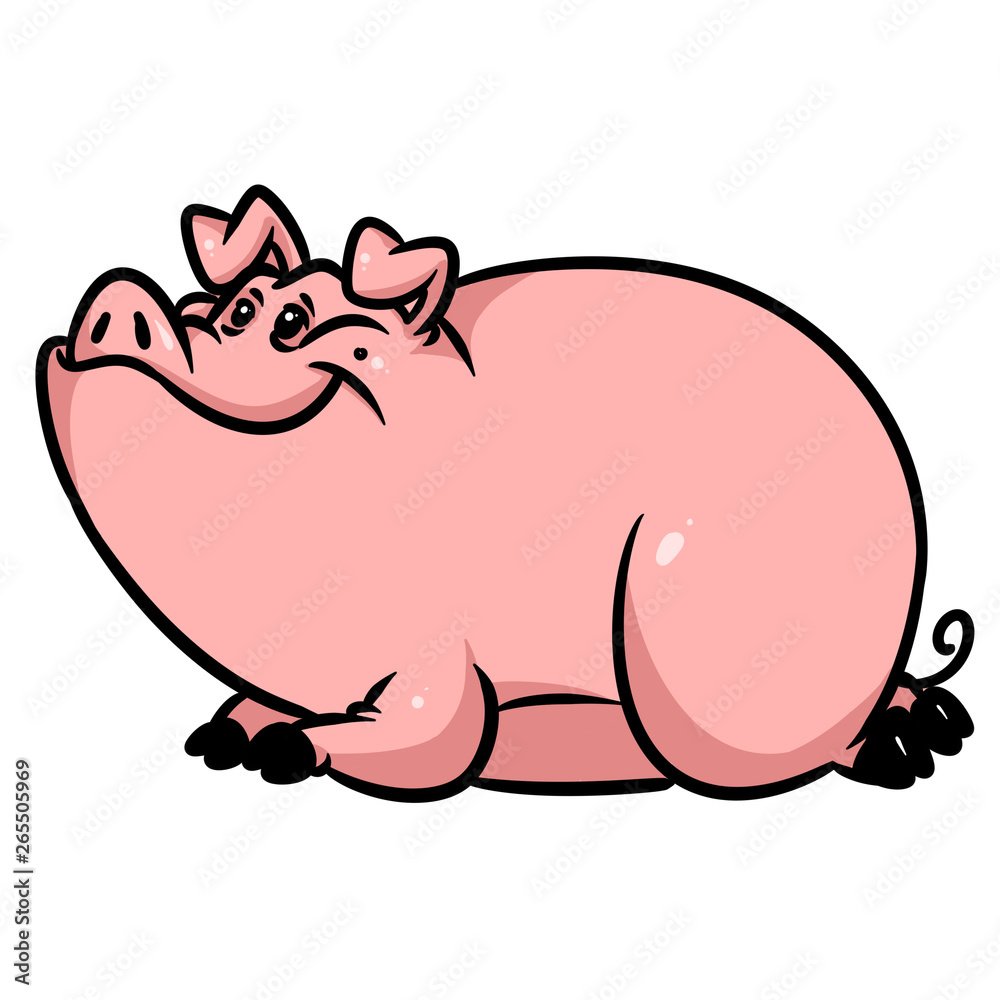 Fat Pig Cartoon Images