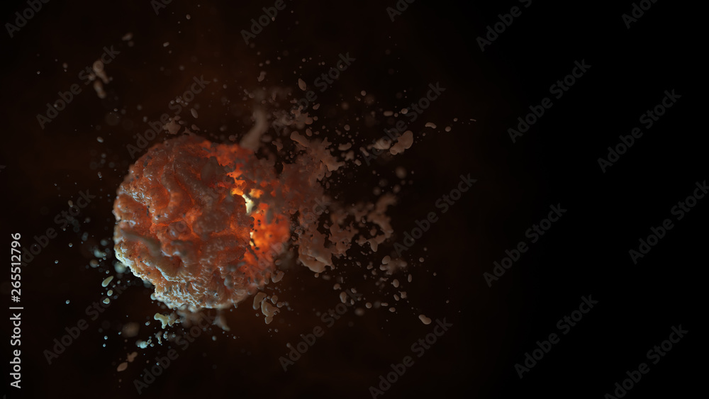 T-Cell, killer cell, 3d rendering Stock Illustration | Adobe Stock