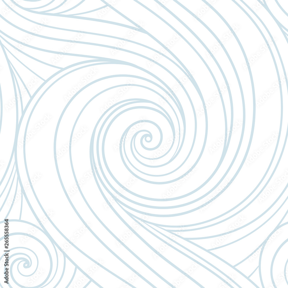 Swirl seamless pattern. Stock Vector | Adobe Stock
